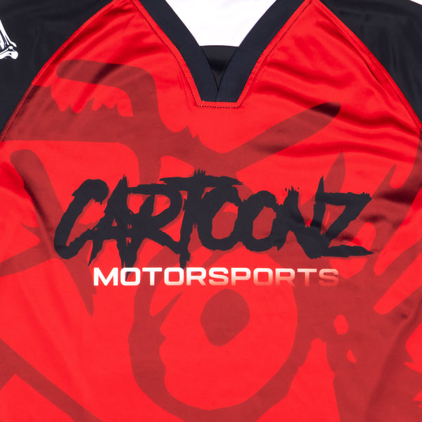CARTOONZ | MOTORSPORTS JERSEY (RED) - CaRtOoNz® Official Store